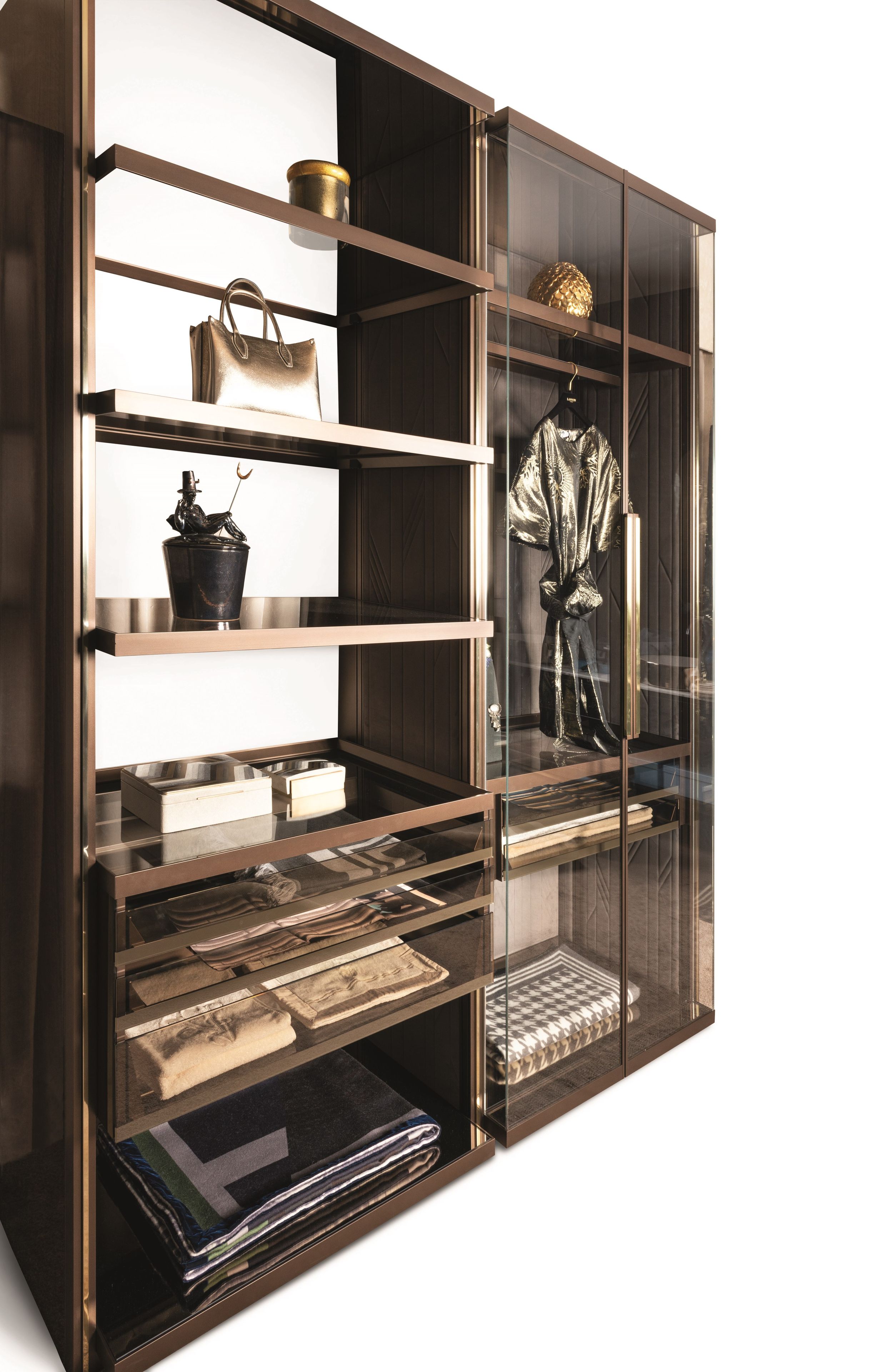 GENESIS | Walk-in wardrobe By Visionnaire design La Conca