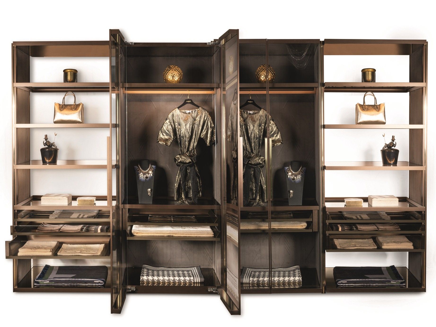 GENESIS | Walk-in wardrobe By Visionnaire design La Conca