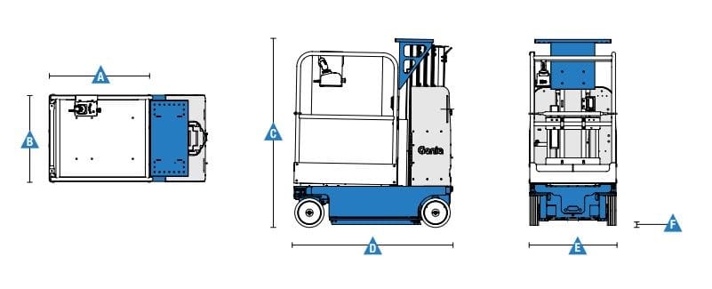 GENIE GR 20 Overhead platform By CTE