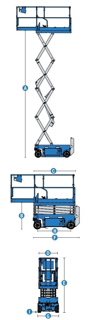 GENIE GS 1930 & GS 1930 E-DRIVE Plataforma aérea By CTE