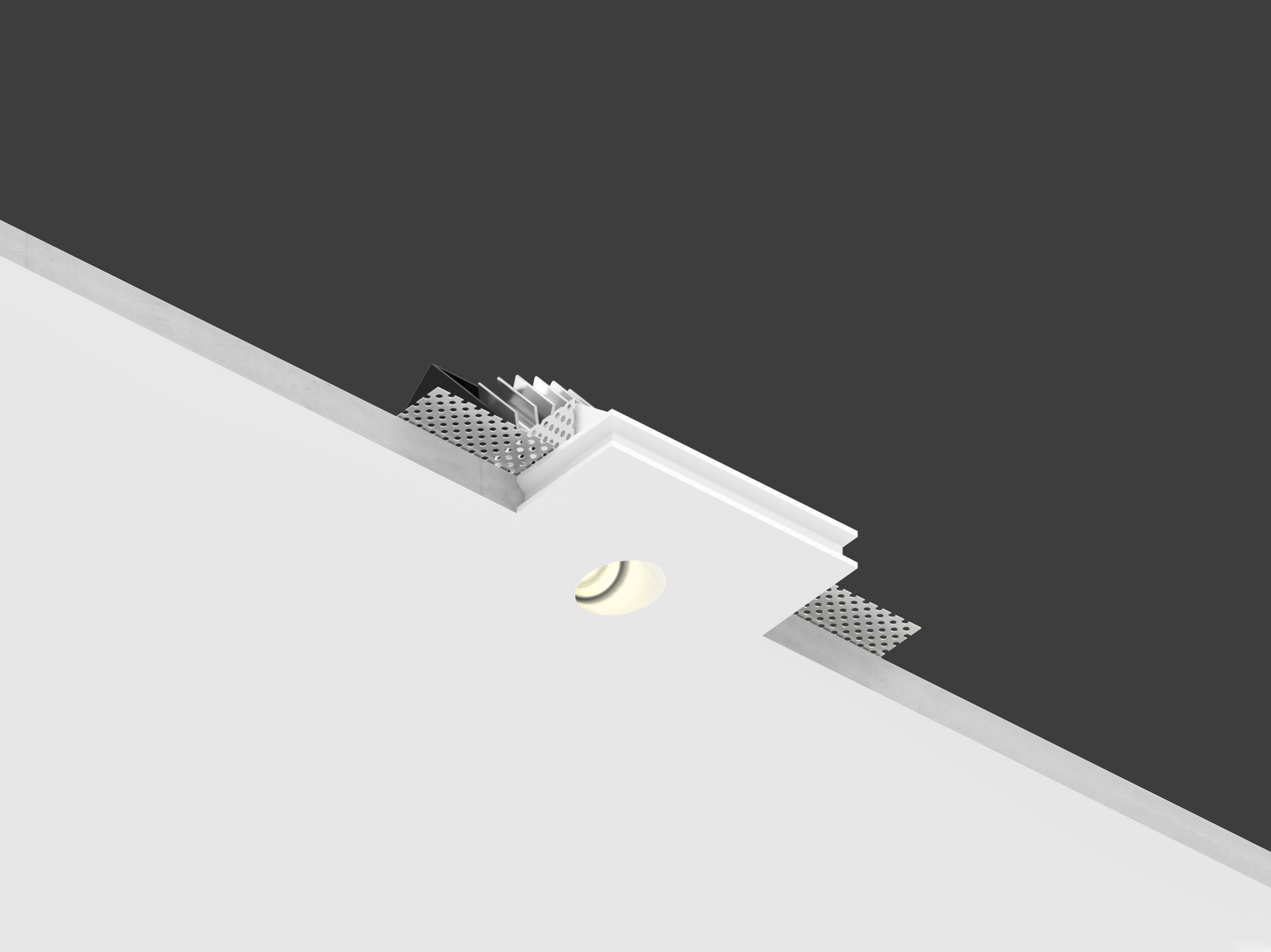 GENIUS BASIC SLOPE Recessed LED round Coral® spotlight By Buzzi & Buzzi