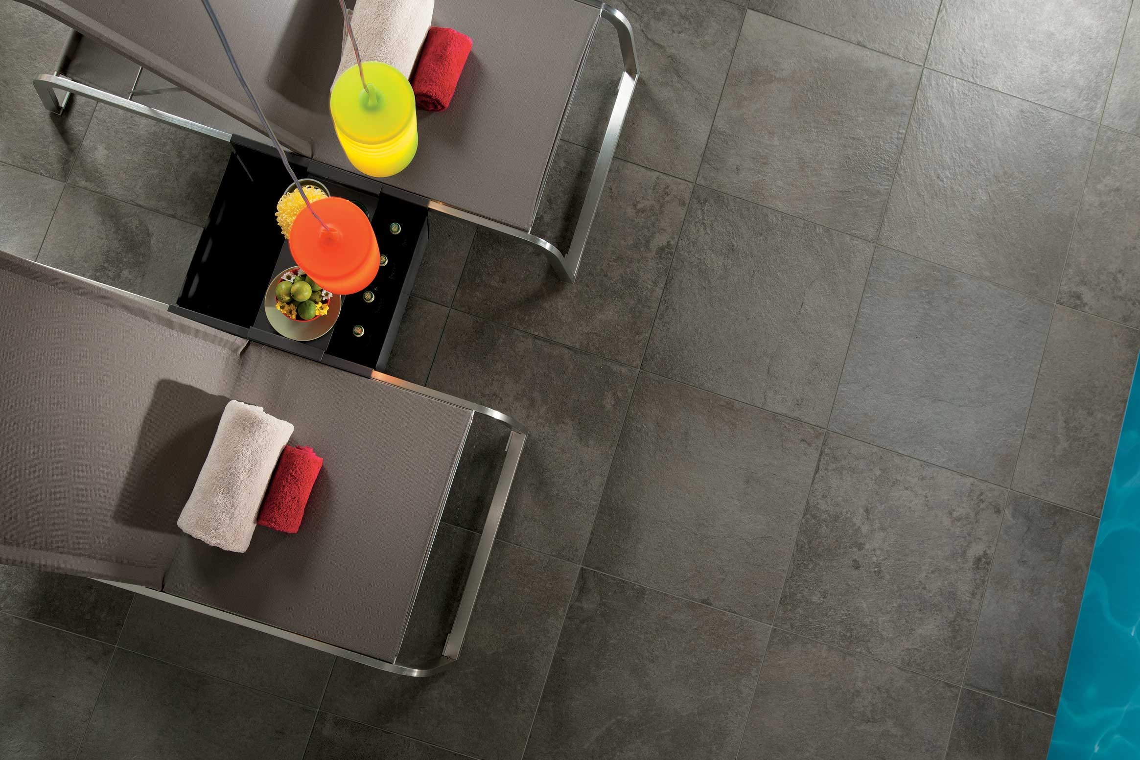 Outdoor wall/floor tiles with stone effect GEO GRIS OUTDOOR PLUS Geo ...