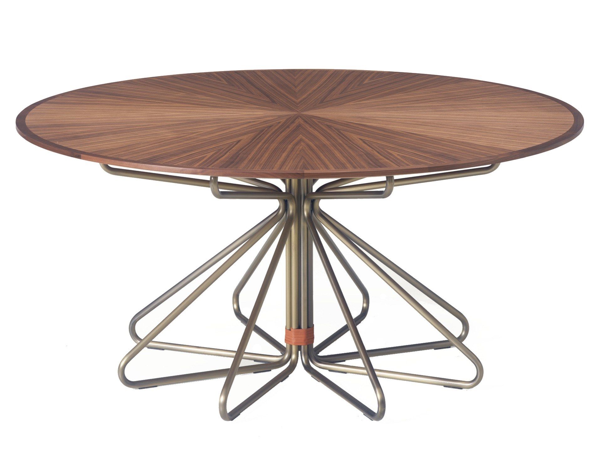 GEOMETRIC | Dining Table Round steel and wood dining table By ...