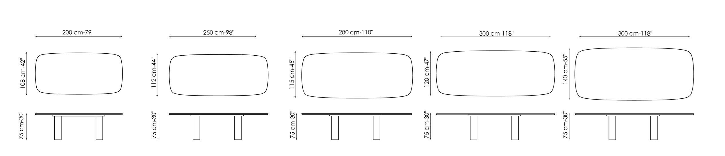 GEOMETRIC TABLE WOOD Barrel-shaped table By Bonaldo | design Alain Gilles