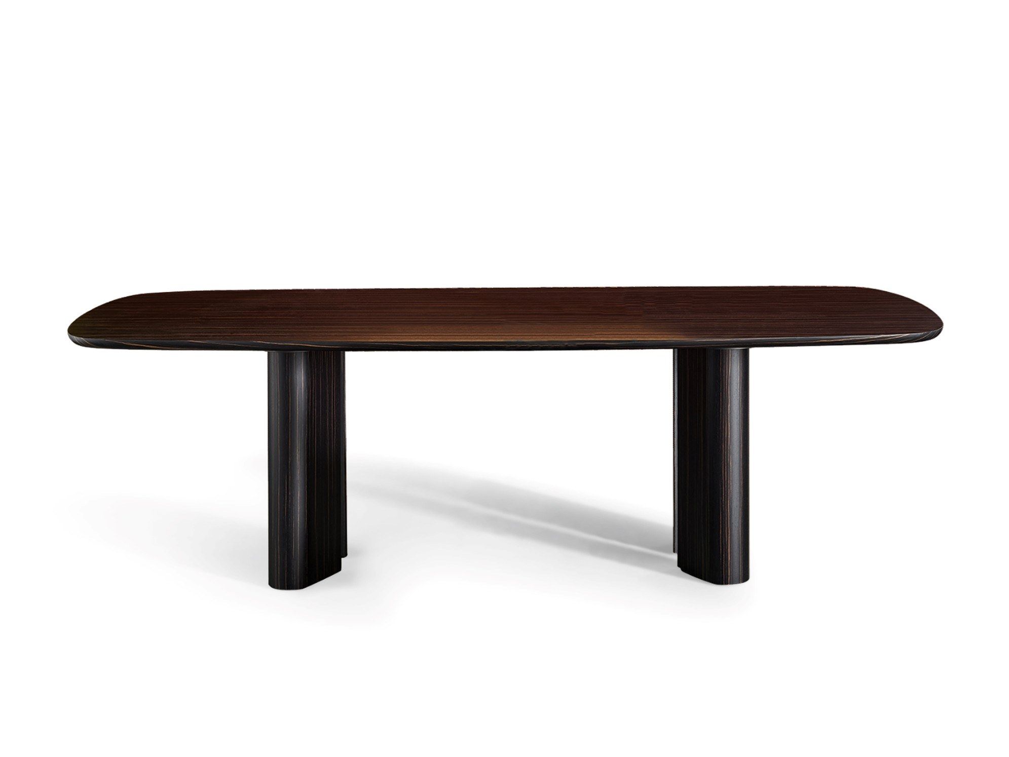 Barrel-shaped table GEOMETRIC TABLE WOOD By Bonaldo design Alain Gilles