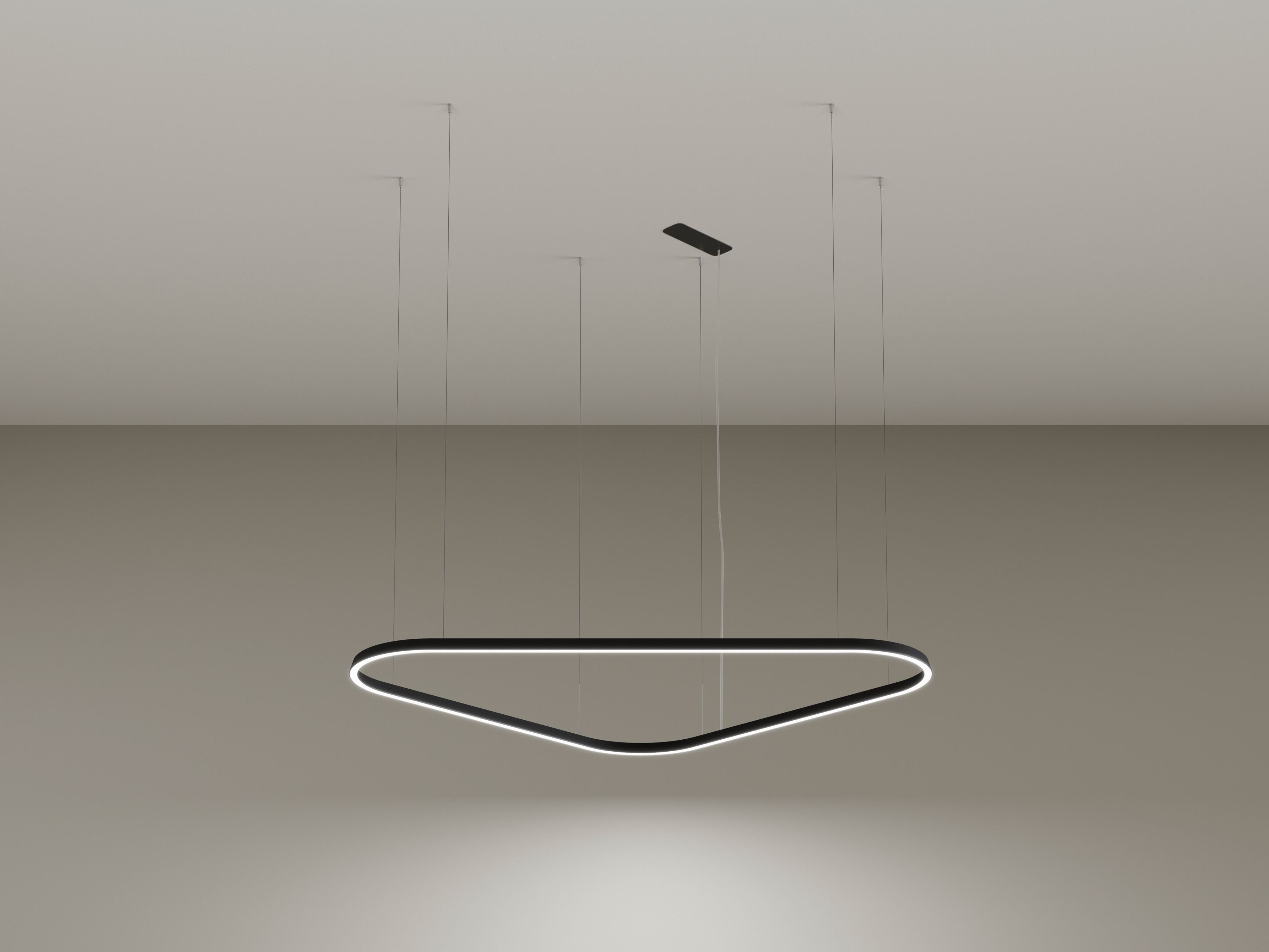 GEOMETRIC TRIANGLE Lampada a sospensione By LedsC4 | design Ramón Benedito