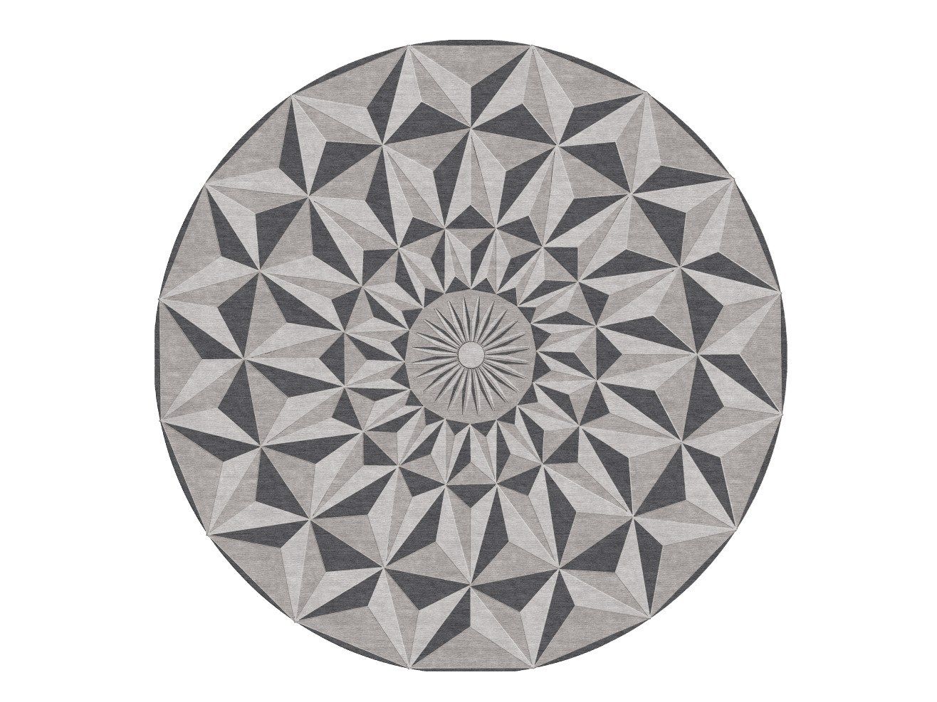 GEOMETRICS | Round rug By Giorgetti