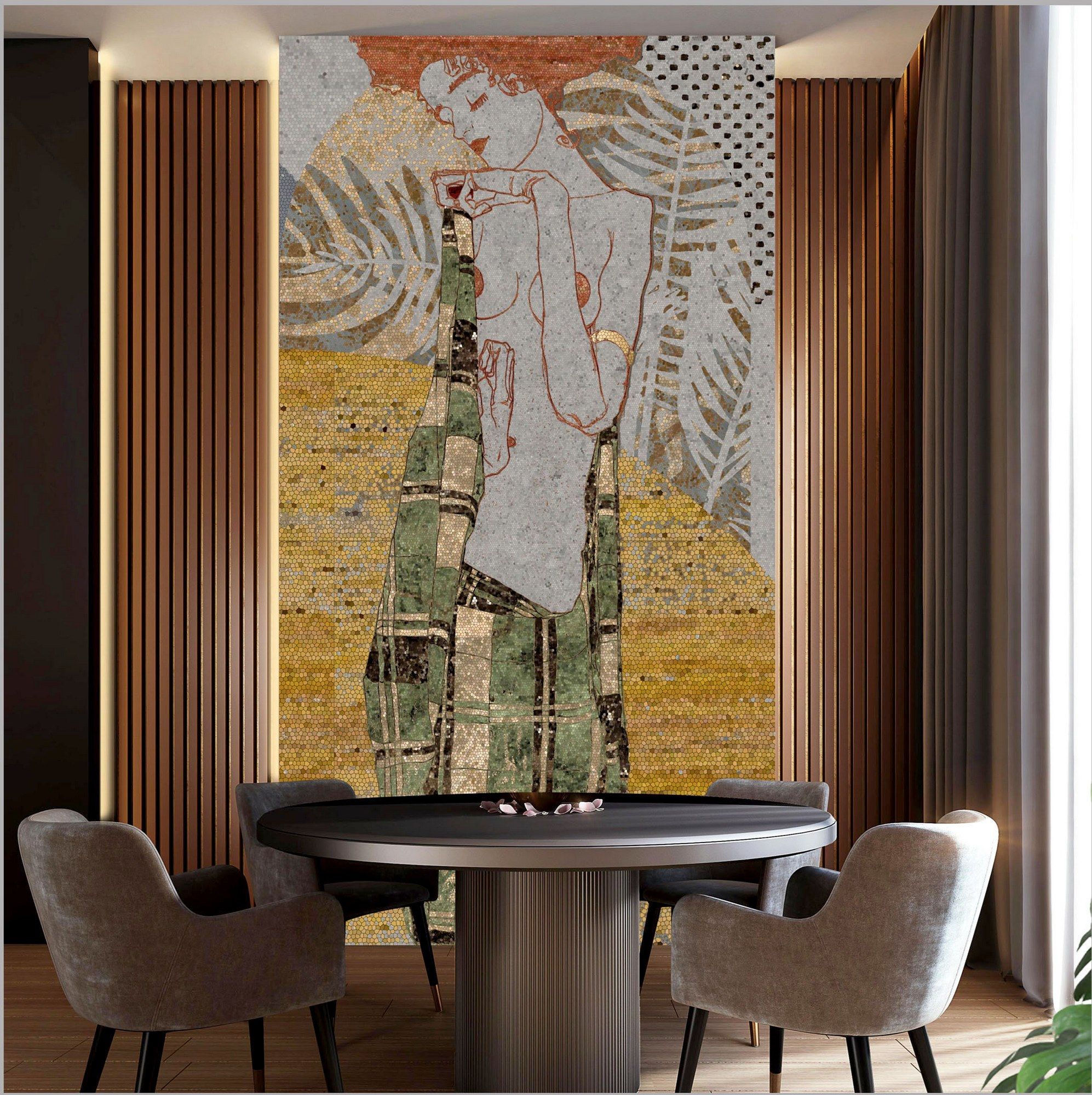 GERTI Mosaico By Lithos Mosaico Italia design Andrea Mighali