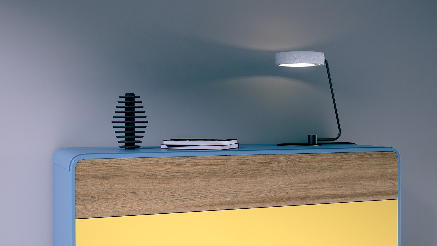 Concrete table lamp GHETTO T By URBI et ORBI