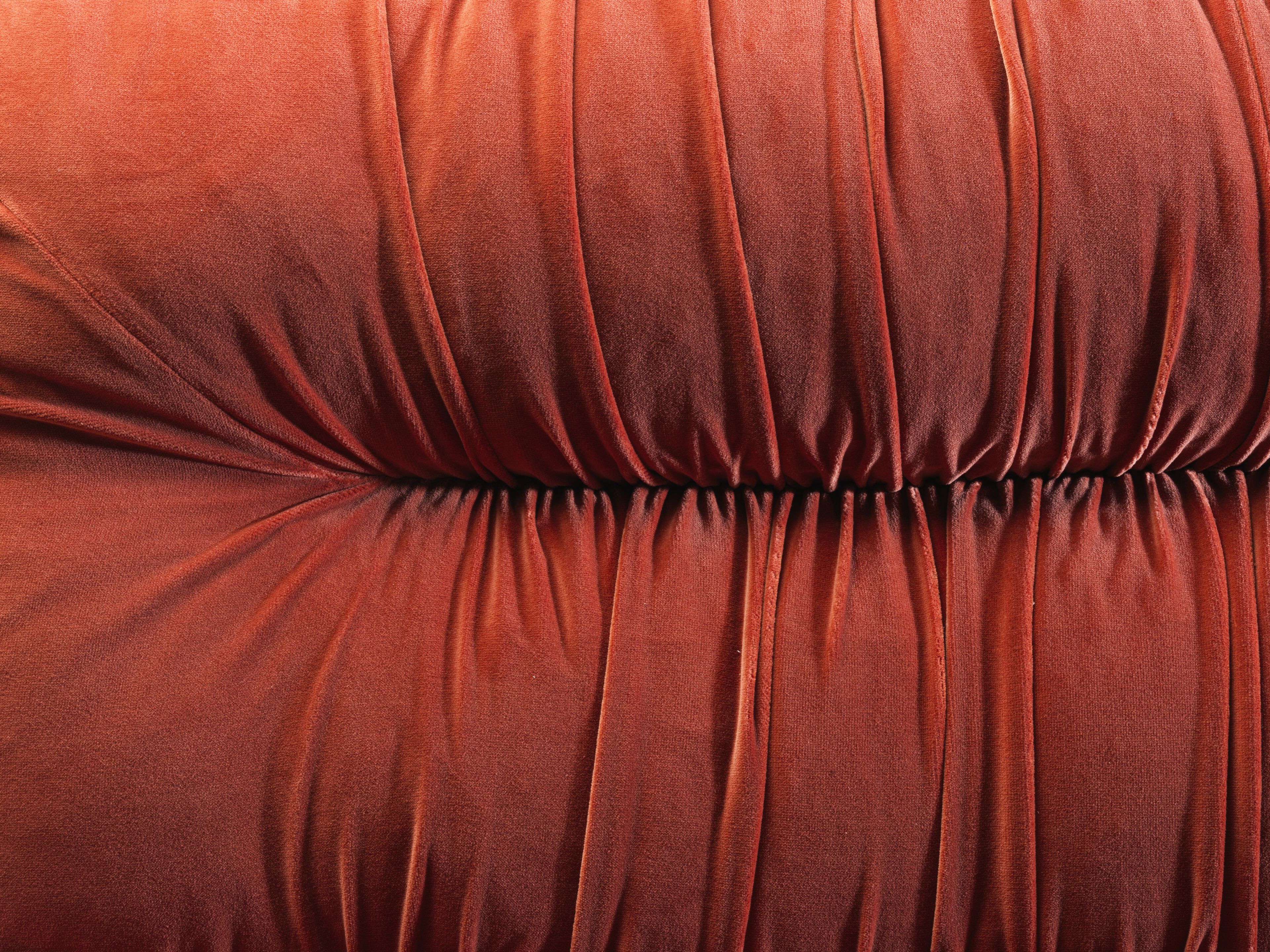 MAMBO Velvet armchair with armrests By GHIDINI1961