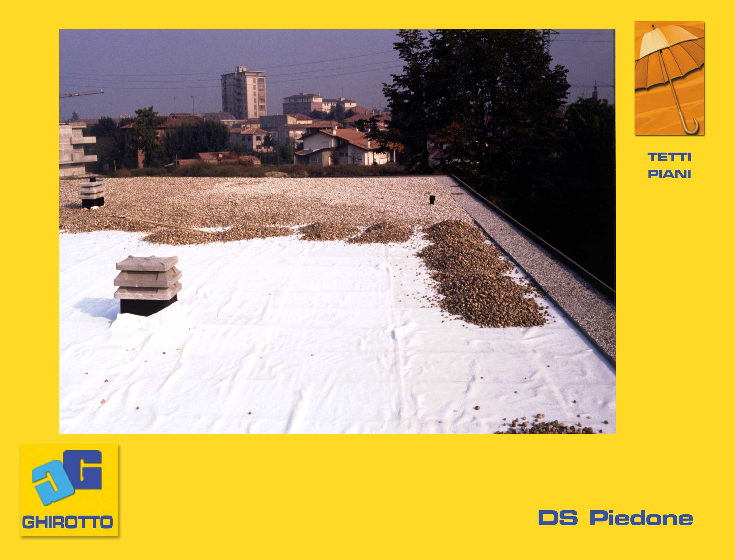 Lastra stampata per isolamento termico di coperture piane DS PIEDONE GRAFITE - GHIROTTO ...