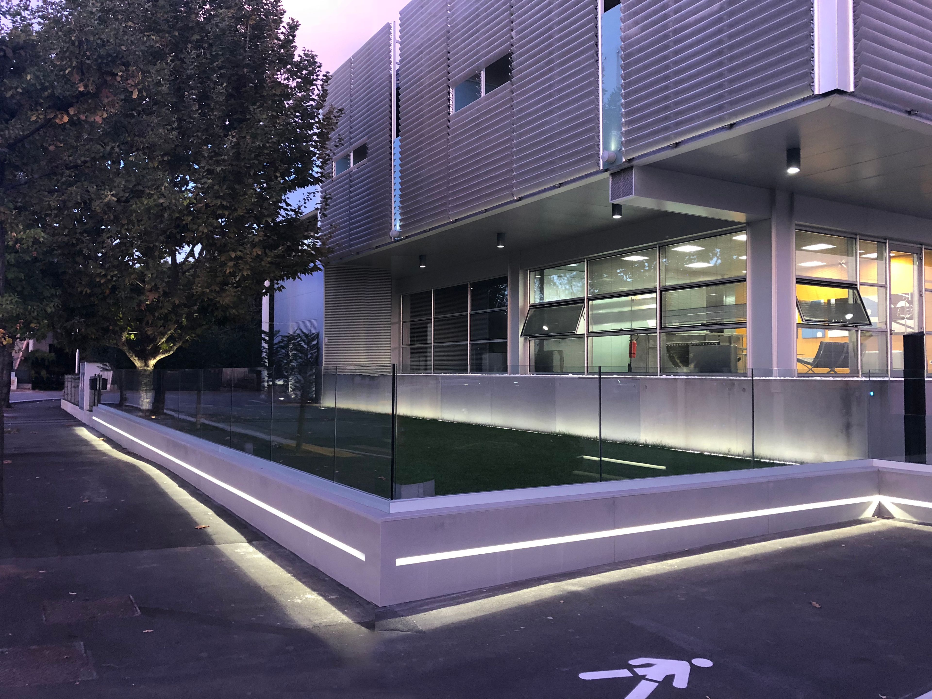 GHOST FOR CLADDING LED wall-mounted Anodized aluminium steplight By SIMES