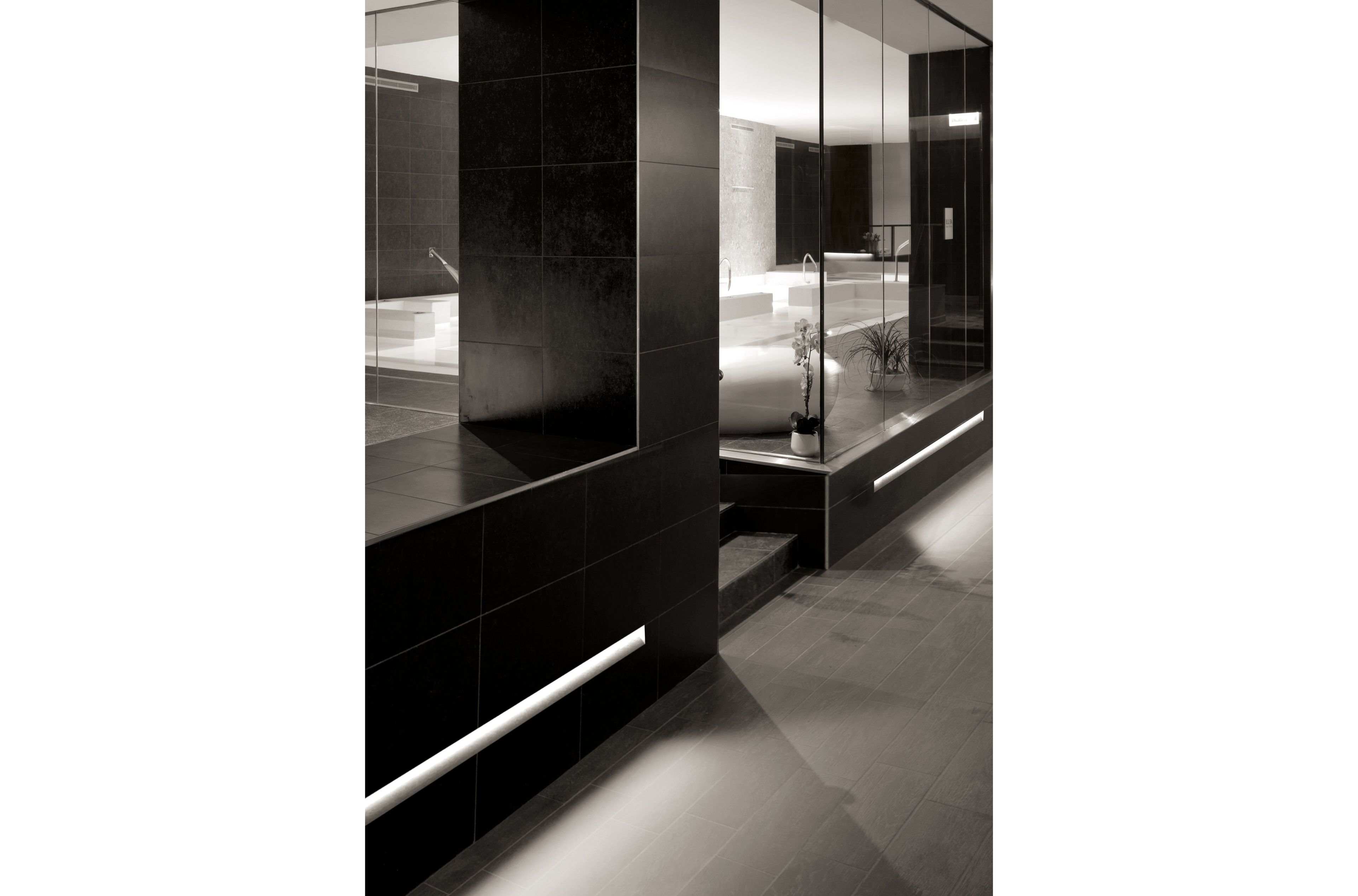 LED wall-mounted Anodized aluminium steplight GHOST FOR CLADDING By SIMES