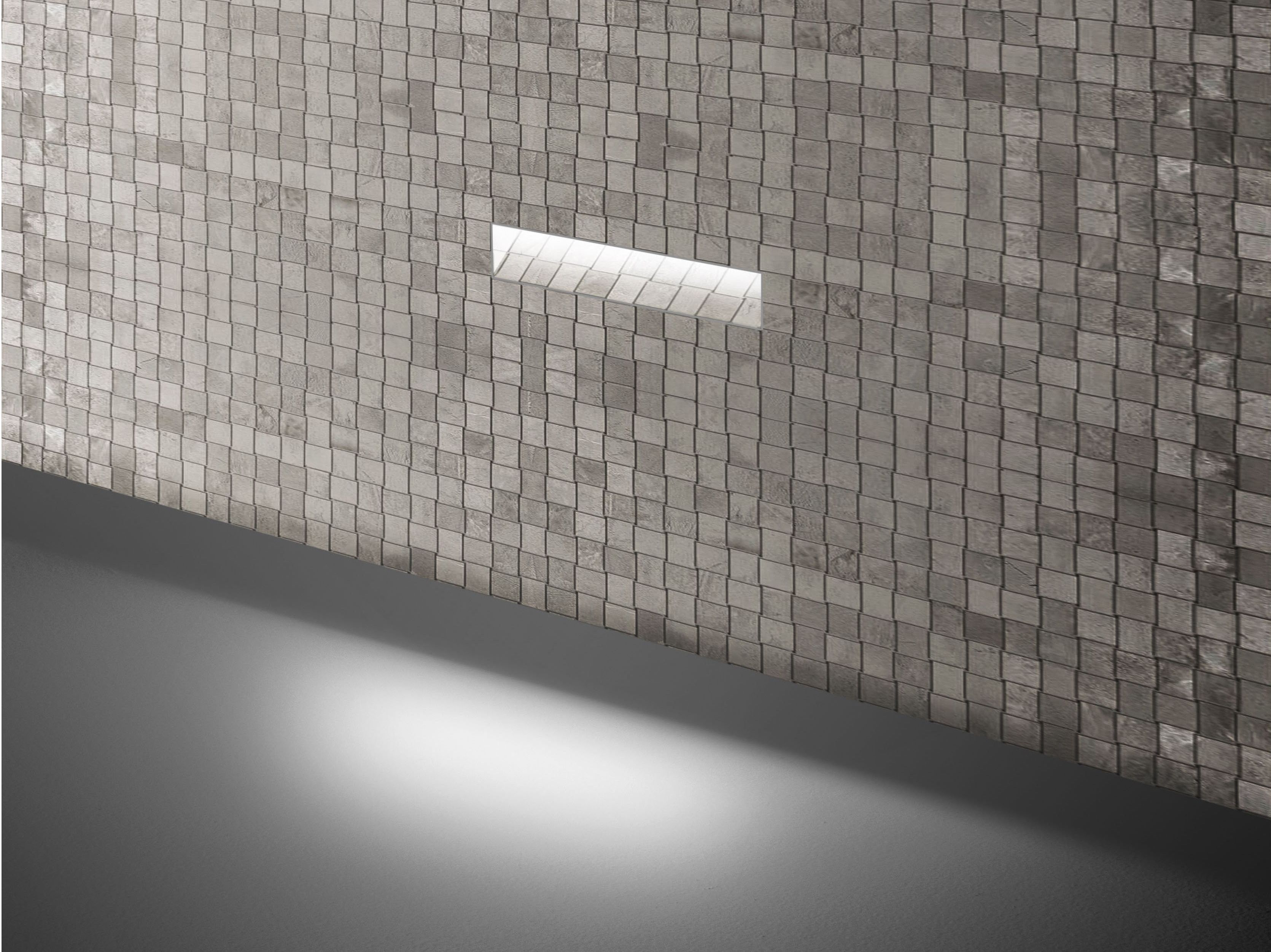 GHOST FOR CLADDING LED wall-mounted Anodized aluminium steplight By SIMES