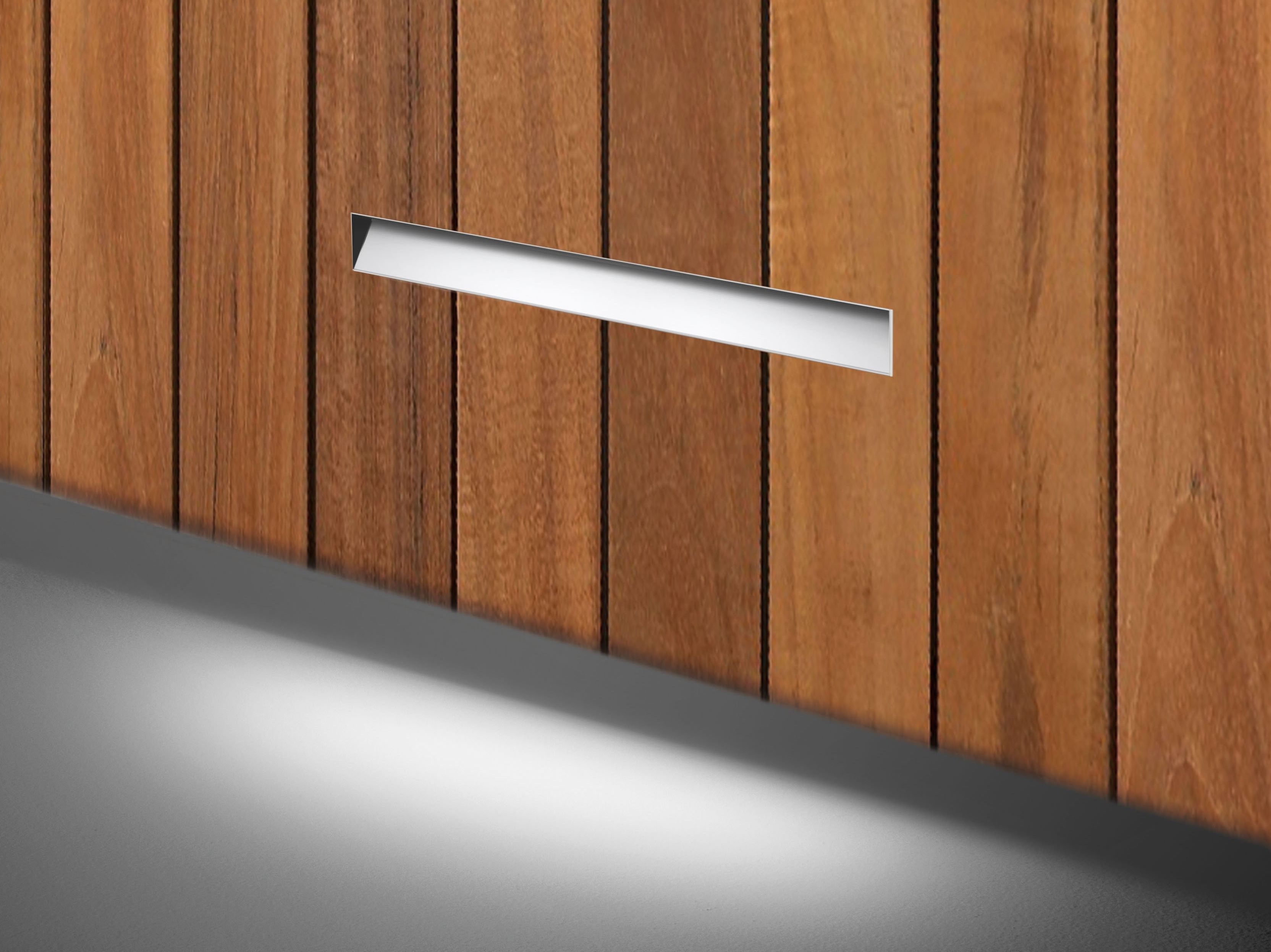 GHOST FOR CLADDING LED wall-mounted Anodized aluminium steplight By SIMES