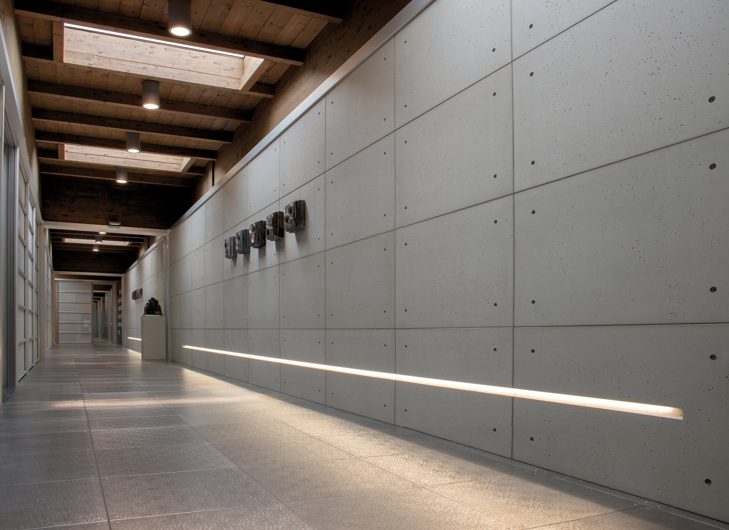 GHOST FOR CLADDING LED wall-mounted Anodized aluminium steplight By SIMES