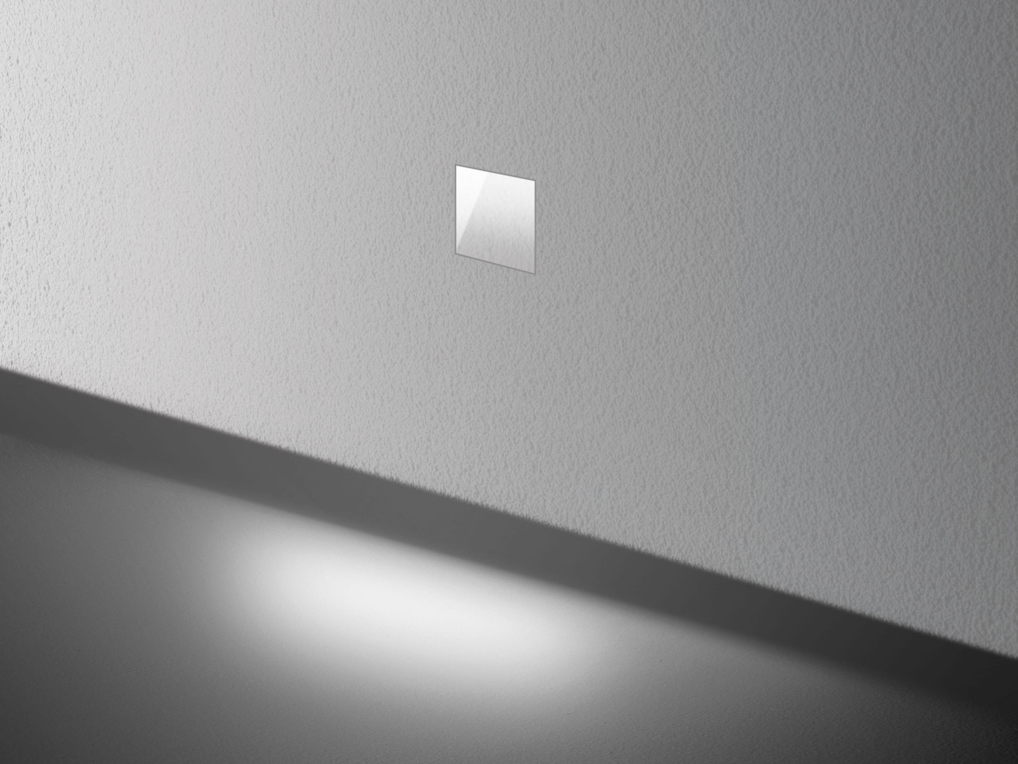 GHOST FOR CLADDING LED wall-mounted Anodized aluminium steplight By SIMES