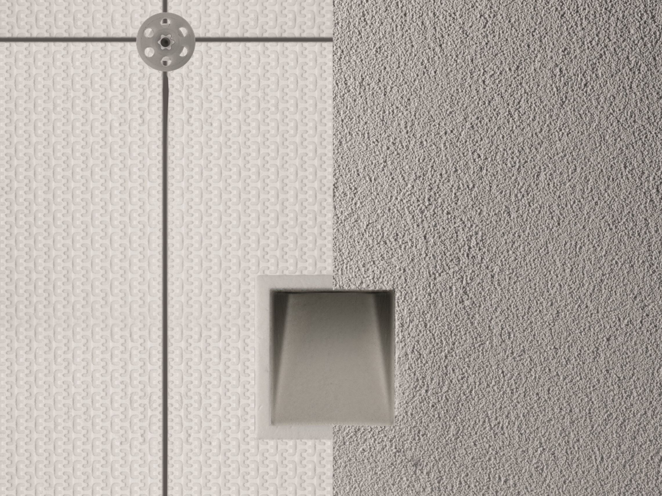 GHOST FOR INSULATION PANEL LED wall-mounted outdoor steplight By SIMES