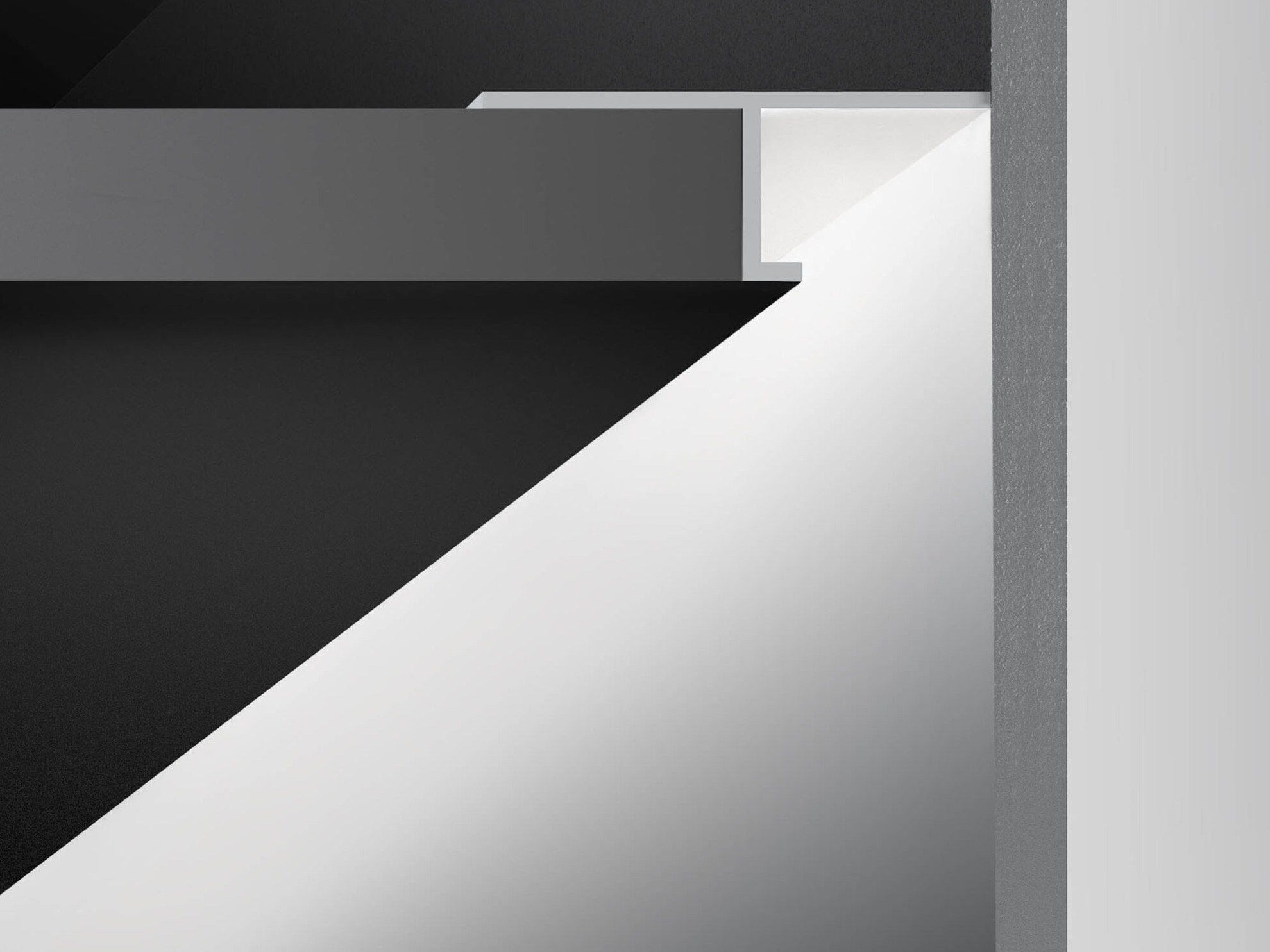 GHOST LINE 19 Aluminium linear lighting profile for LED modules By Olev