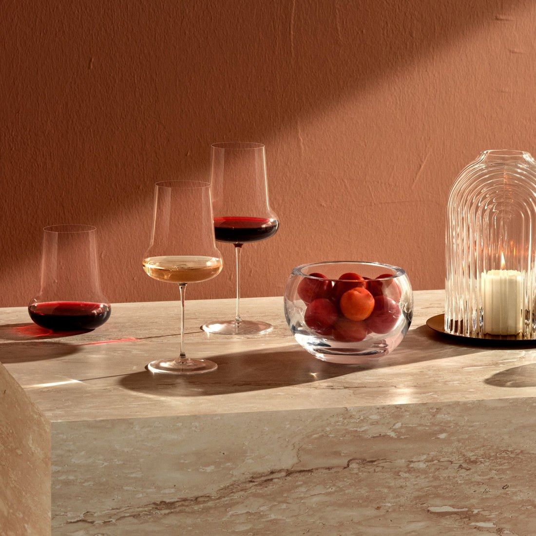 GHOST ZERO BELLY Red wine glass By NUDE