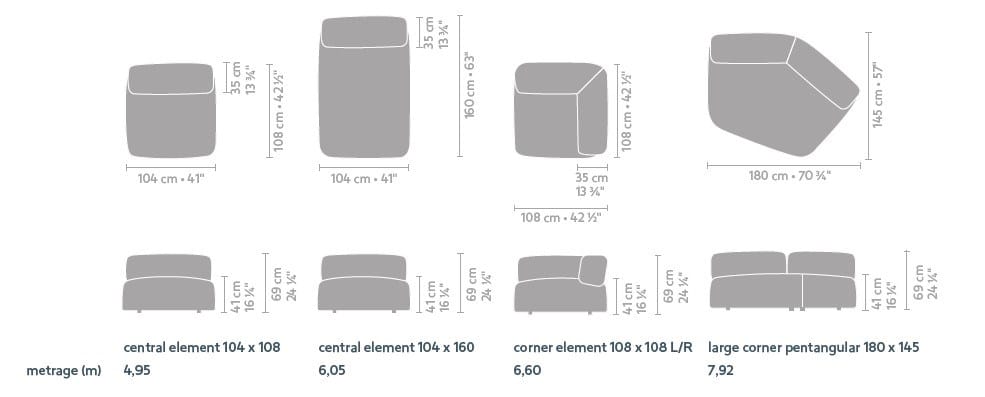 GILBERT 沙发 By Linteloo 设计师Sebastian Herkner