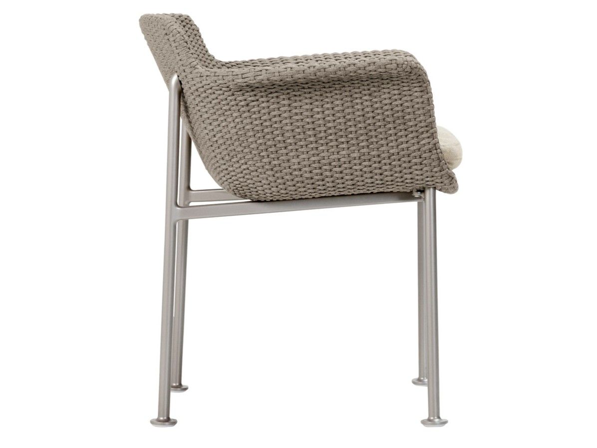 GINA | Chair with armrests By JANUS et Cie design Piero Lissoni