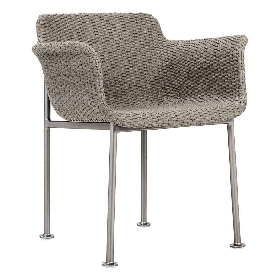 GINA | Chair with armrests By JANUS et Cie design Piero Lissoni