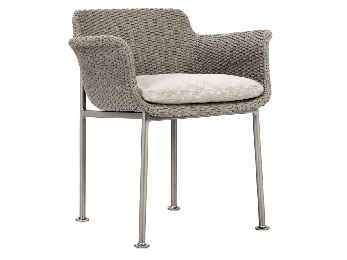 GINA | Chair with armrests By JANUS et Cie design Piero Lissoni