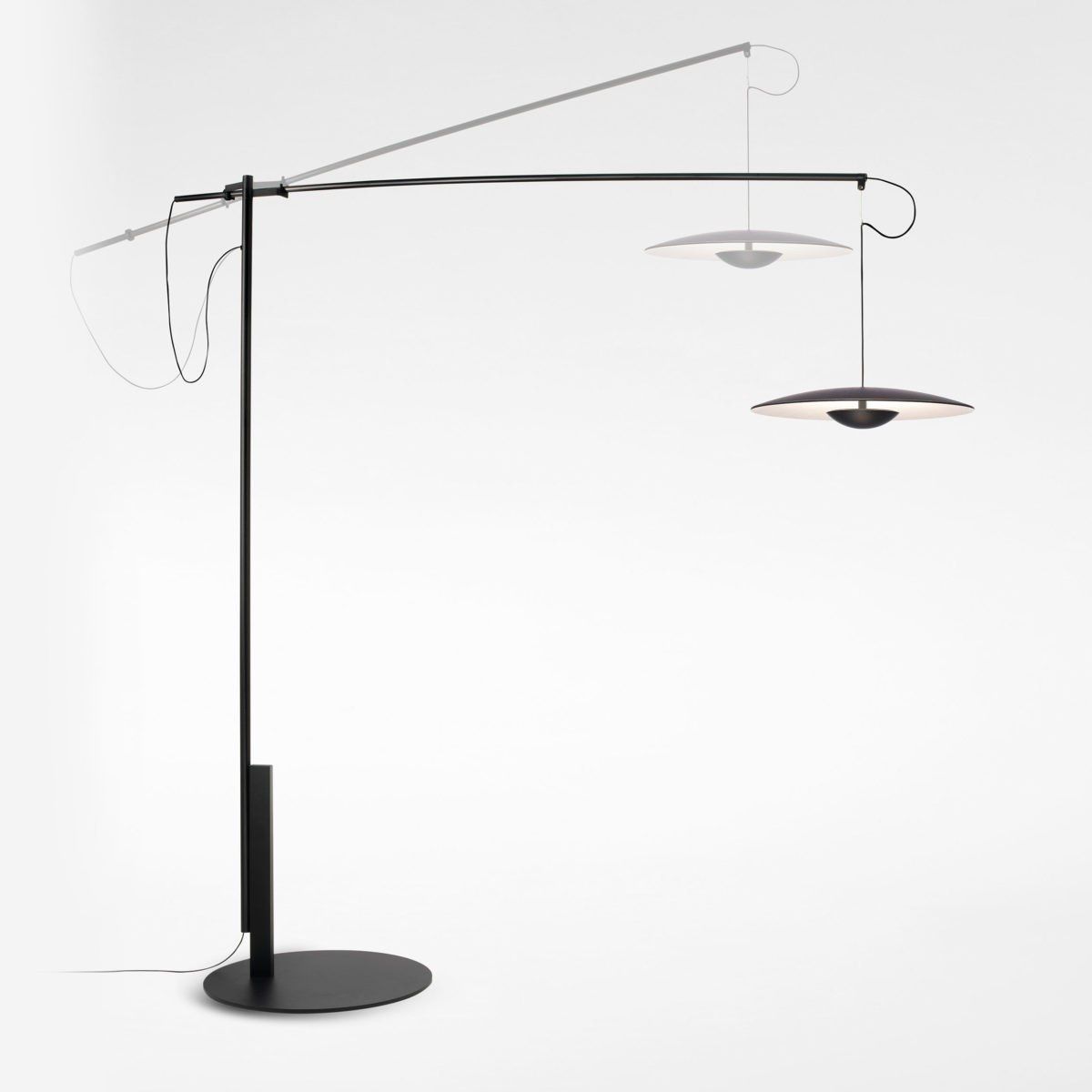 GINGER | Adjustable floor lamp Ginger Collection By Marset design Joan ...