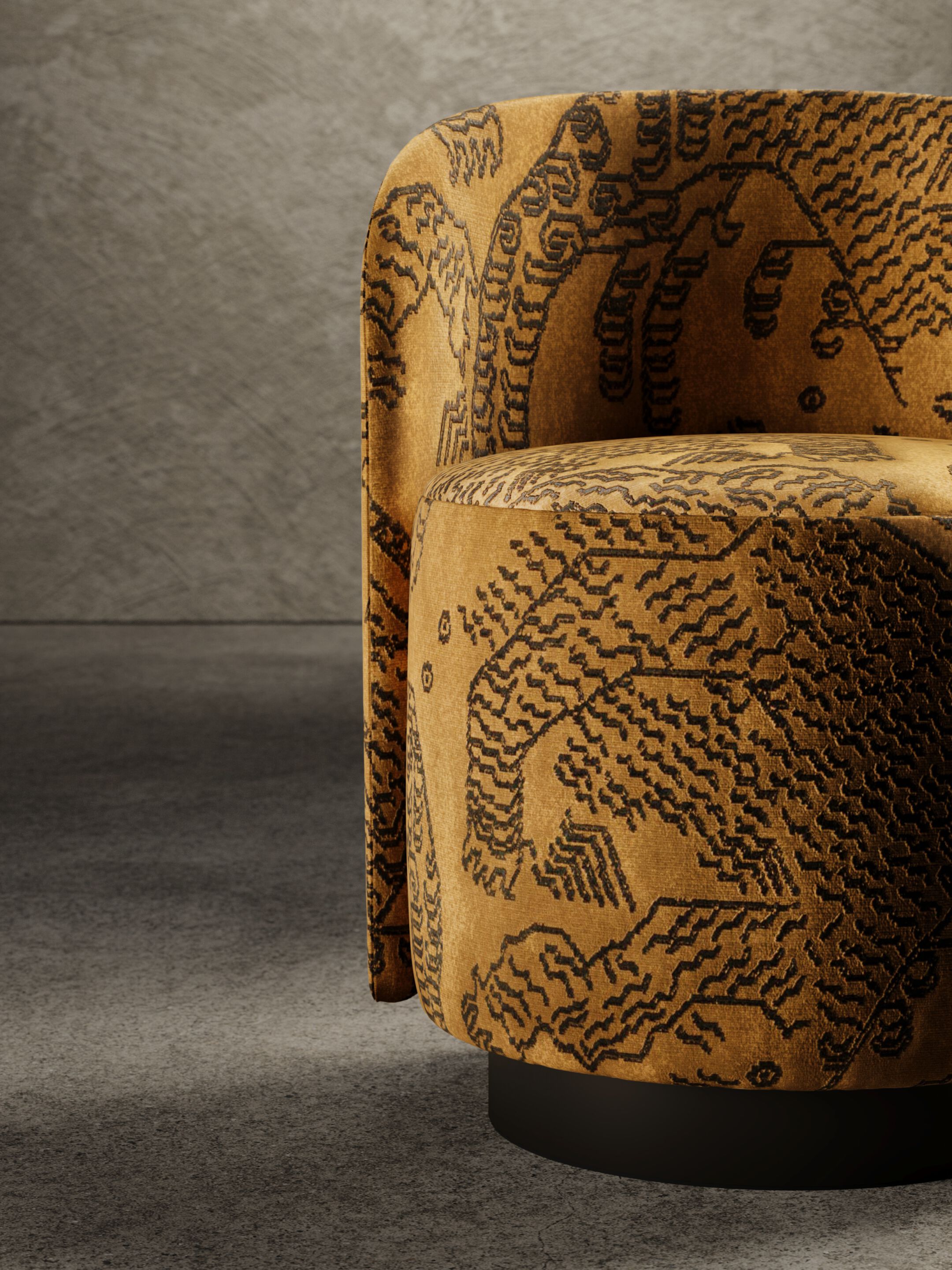 DIG IT Velvet chair By GIOPAGANI | design Gio Pagani