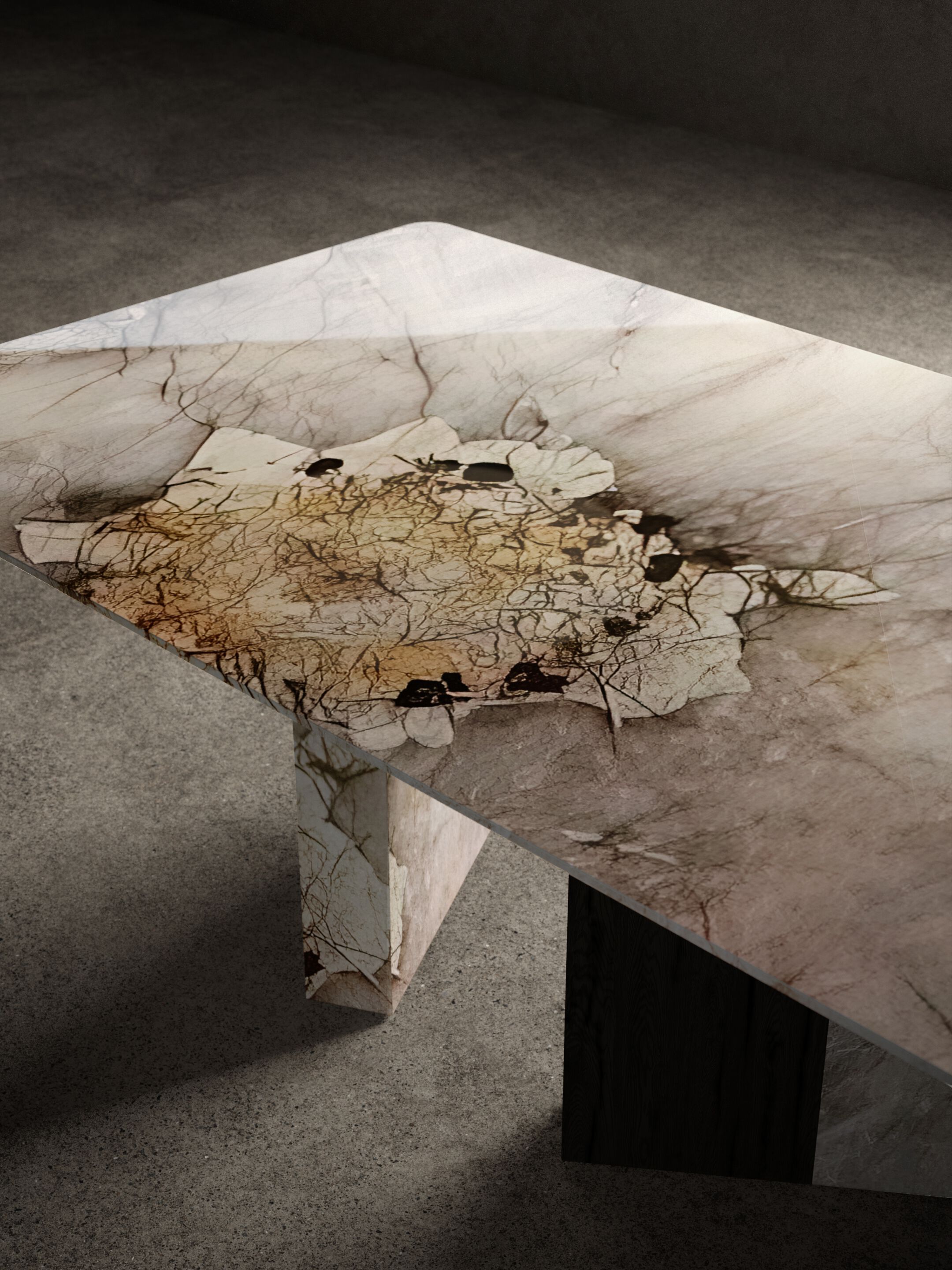 ONE WAY OR ANOTHER Rectangular marble table By GIOPAGANI | design Gio ...