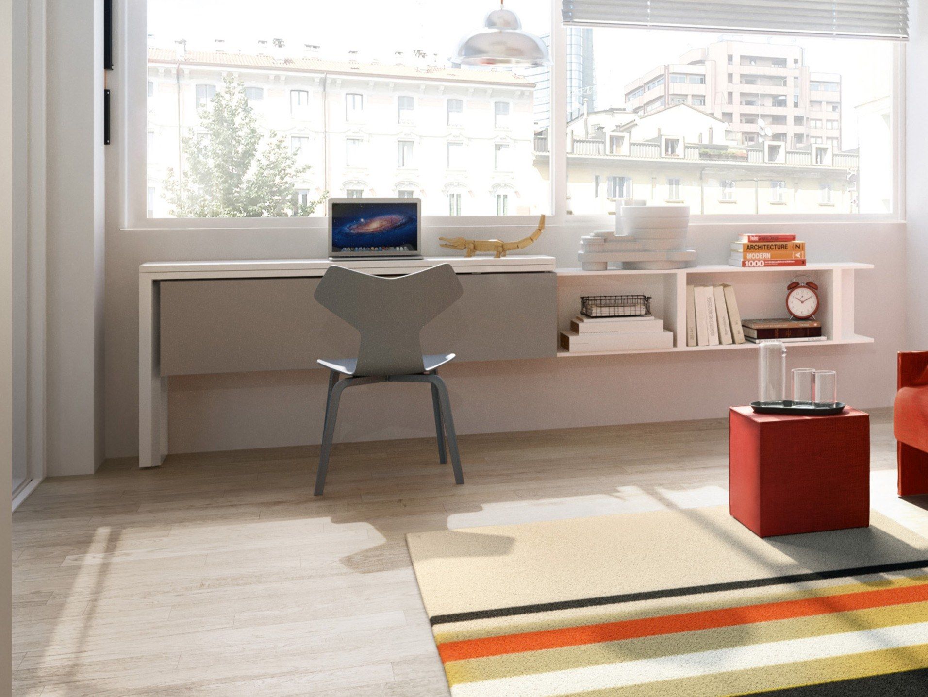 Extending rectangular table GIRÒ By CLEI