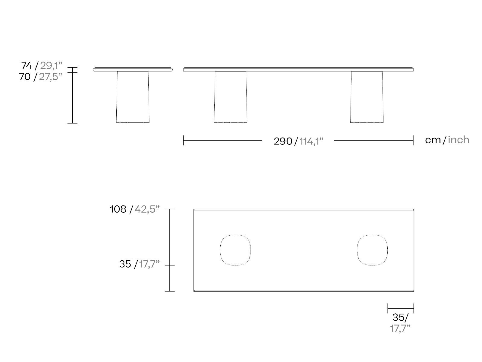 GIRO | Mesa By Kettal diseño Vincent Van Duysen