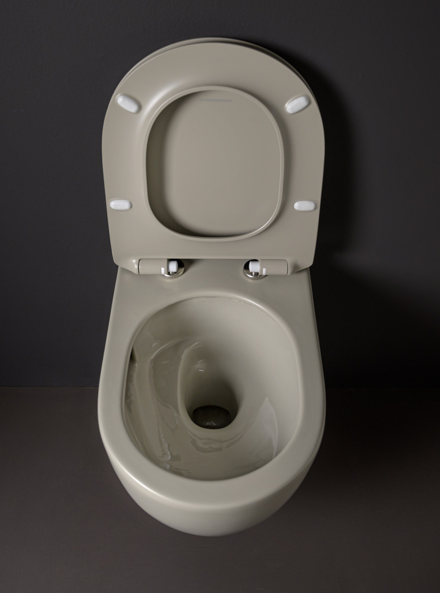 GLAM Wall-hung ceramic toilet By Scarabeo Ceramiche | design Emo Design