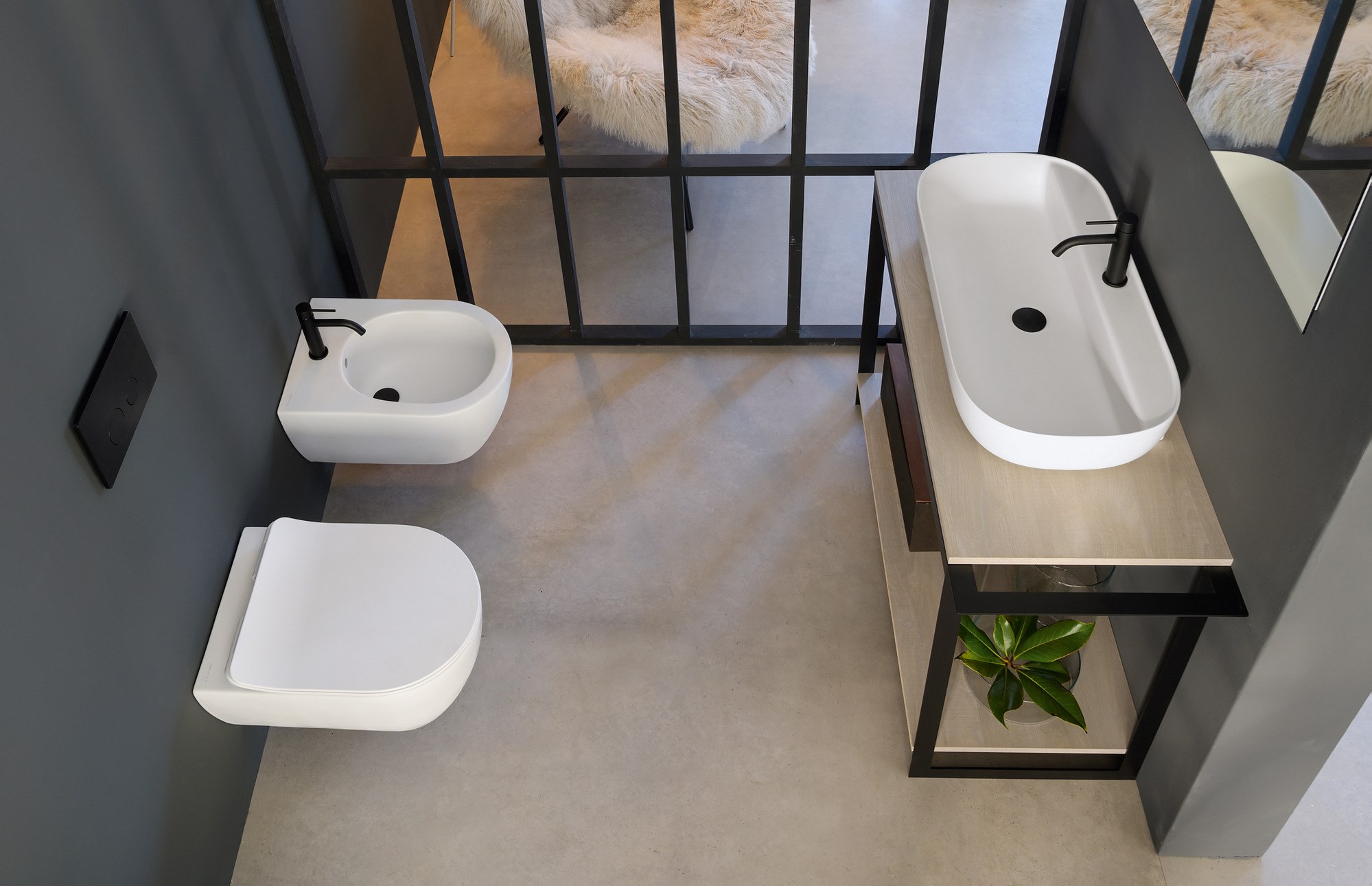 GLAM Wall-hung ceramic toilet By Scarabeo Ceramiche | design Emo Design