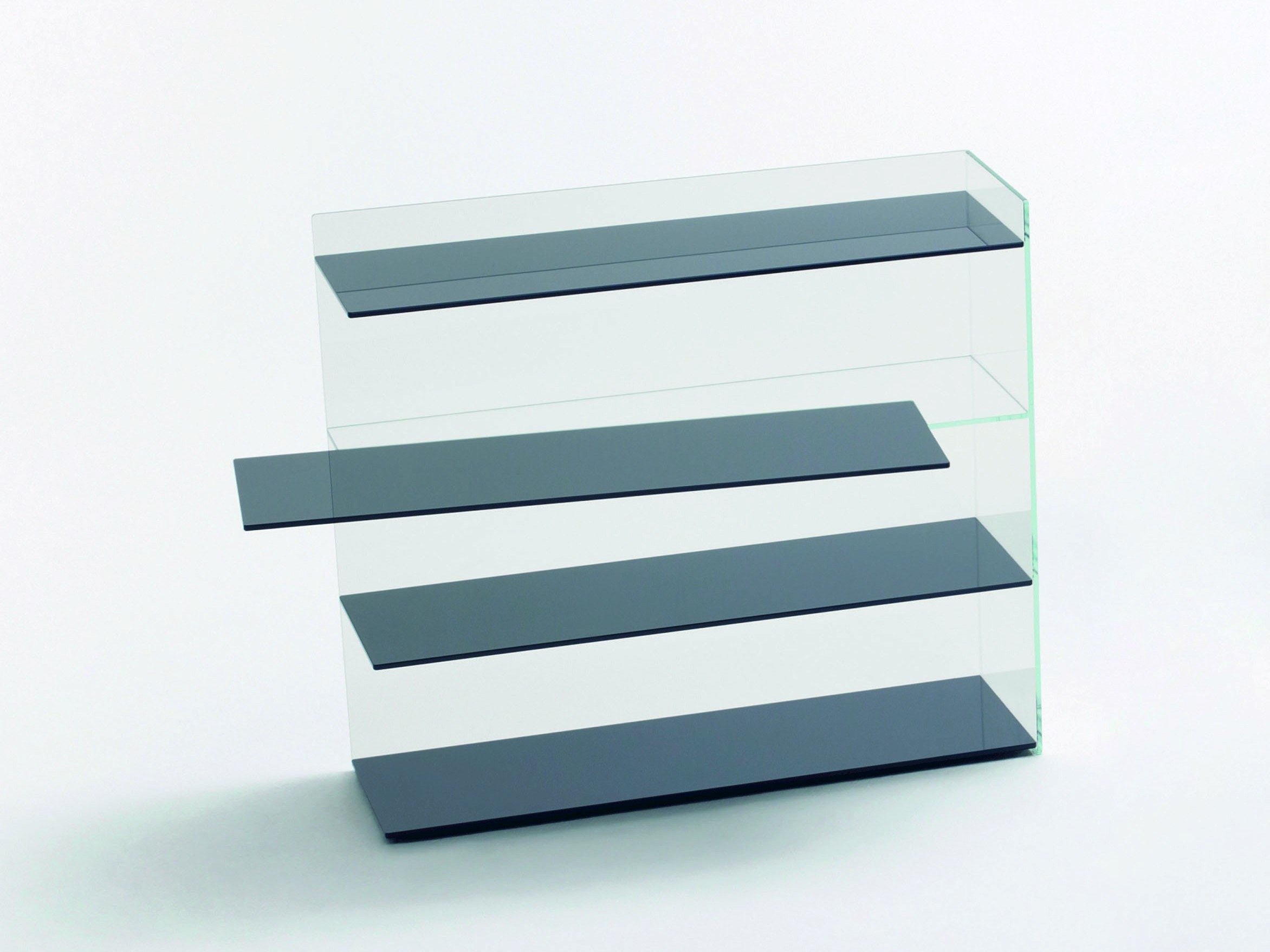 GLAS ITALIA - SLIDE Bookcase By In Stock | design Nendo