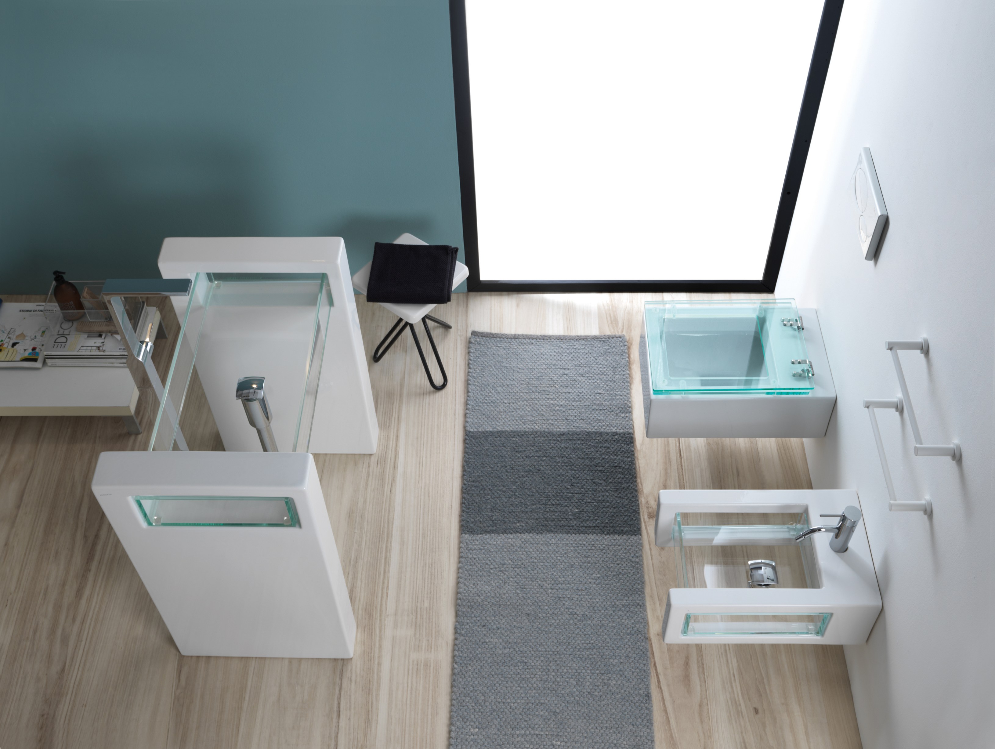 GLASS | Wall-hung toilet By GSG Ceramic Design design Massimiliano Abati