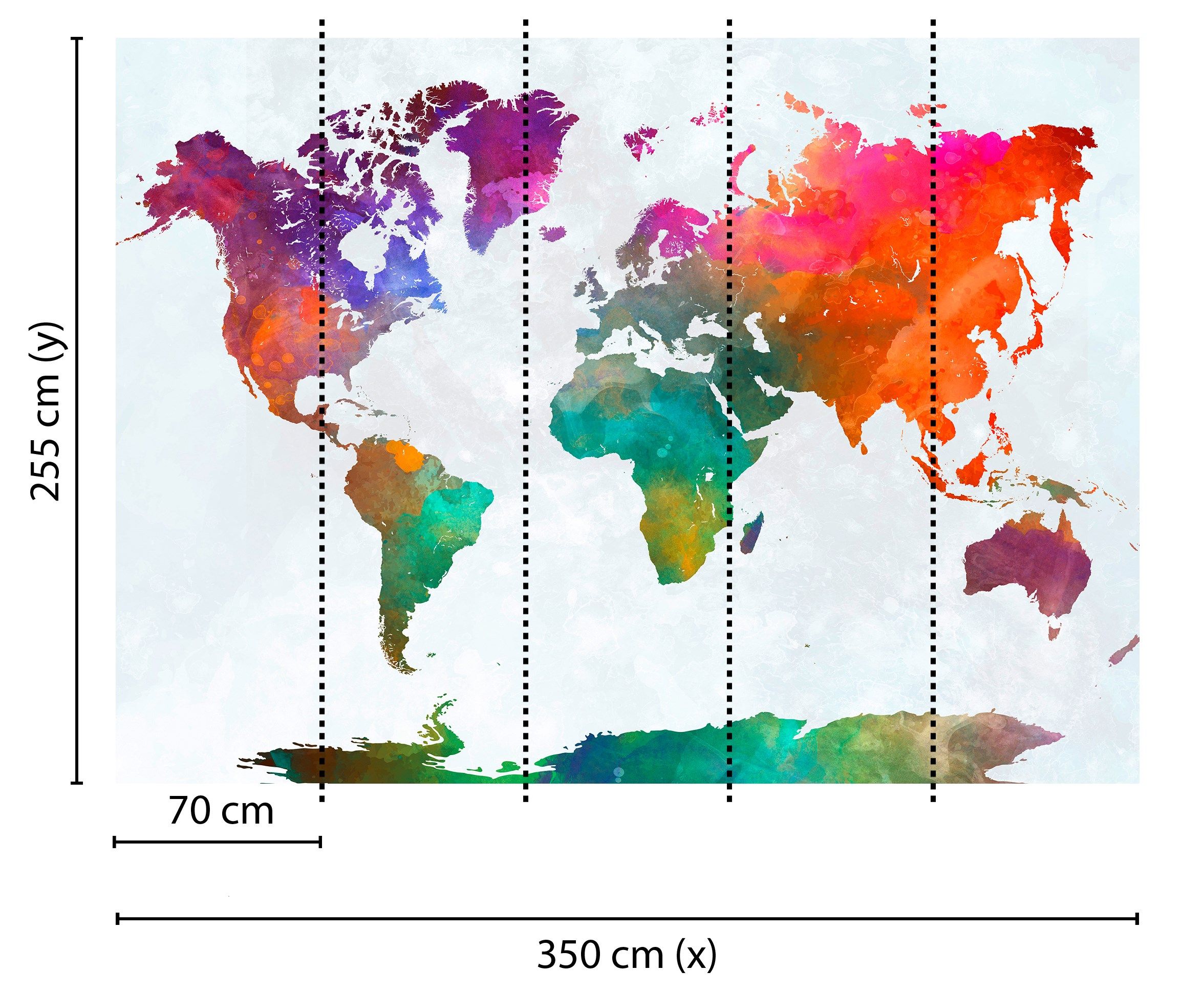 GLOBAL MAP Wallpaper By Architects Paper