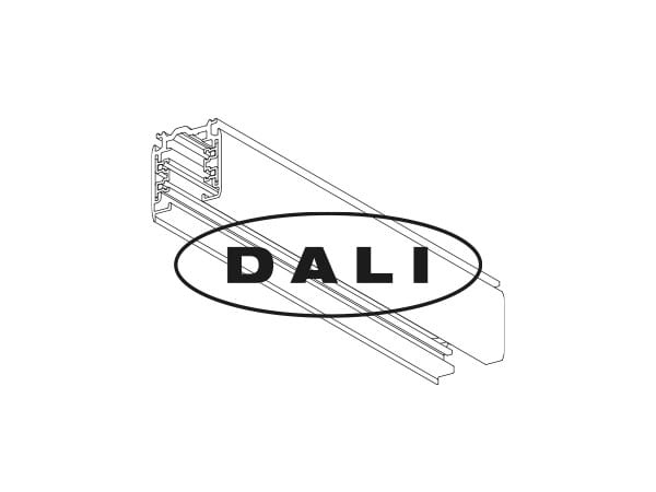 Aluminium linear lighting profile GLOBAL TRACK DALI By Metalmek