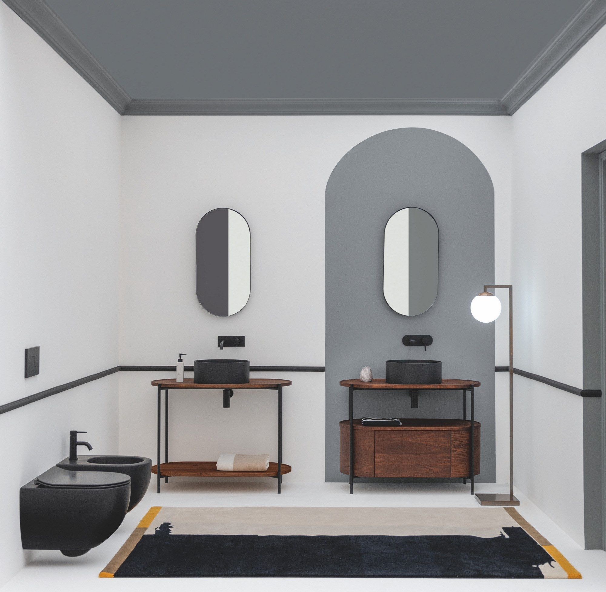 GLOMP Wall-hung ceramic toilet By Axa