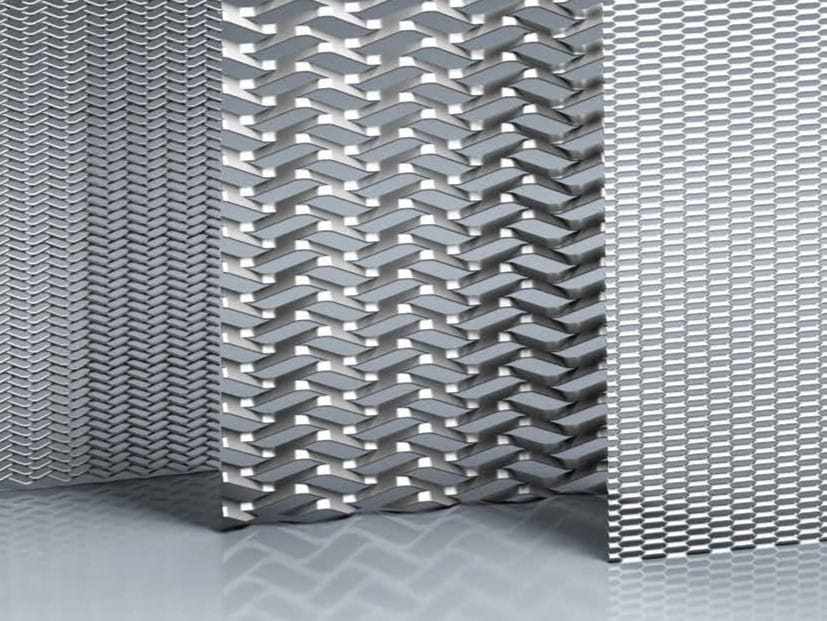 Rivestimenti in lamiera stirata e reti metalliche GMD - Lamiere stirate ...