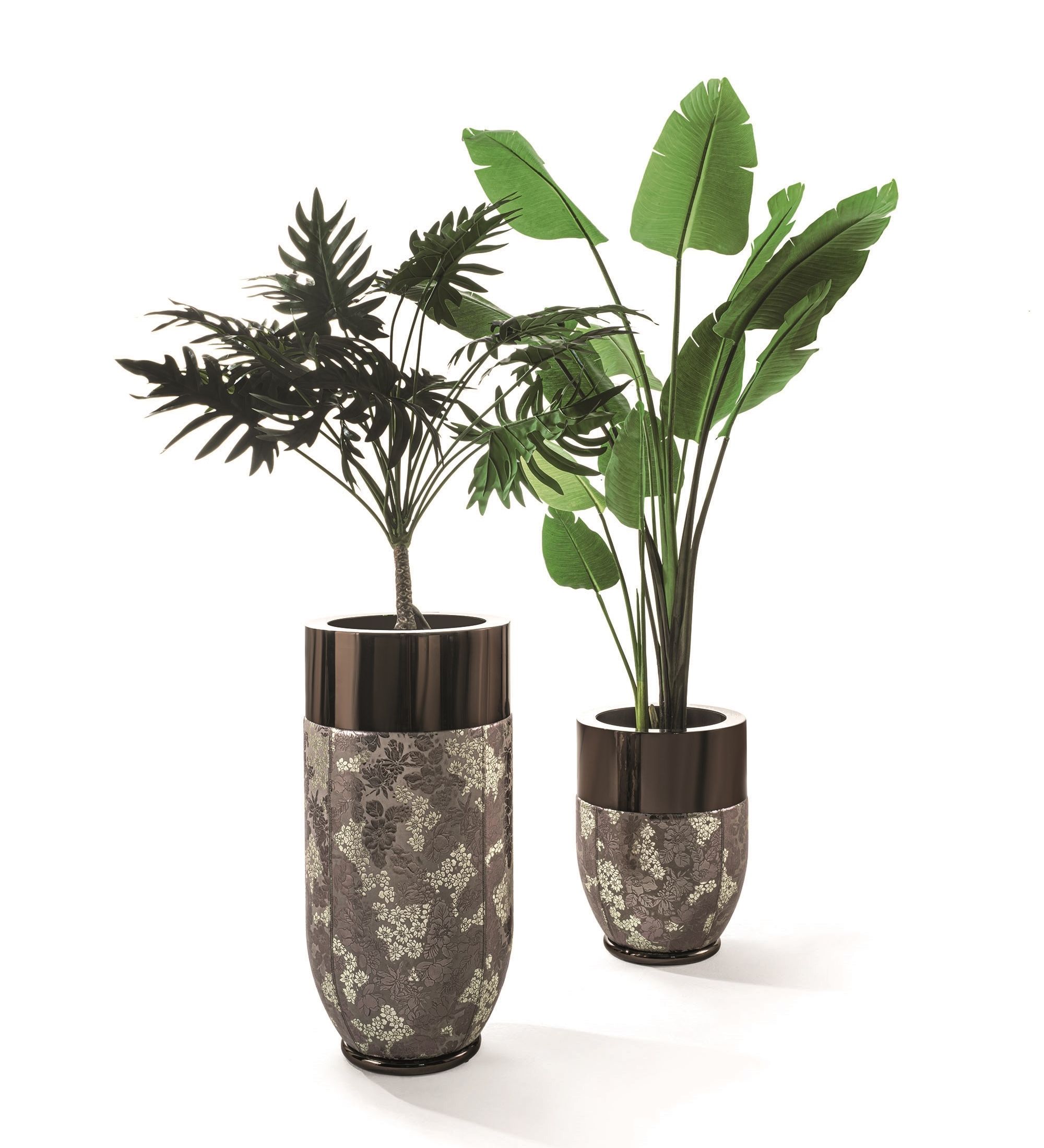 GODWIN CACHEPOT Round plant pot By Longhi | design Giuseppe Iasparra