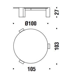 GOGAN | Wood and glass coffee table Gogan Collection By Moroso design ...