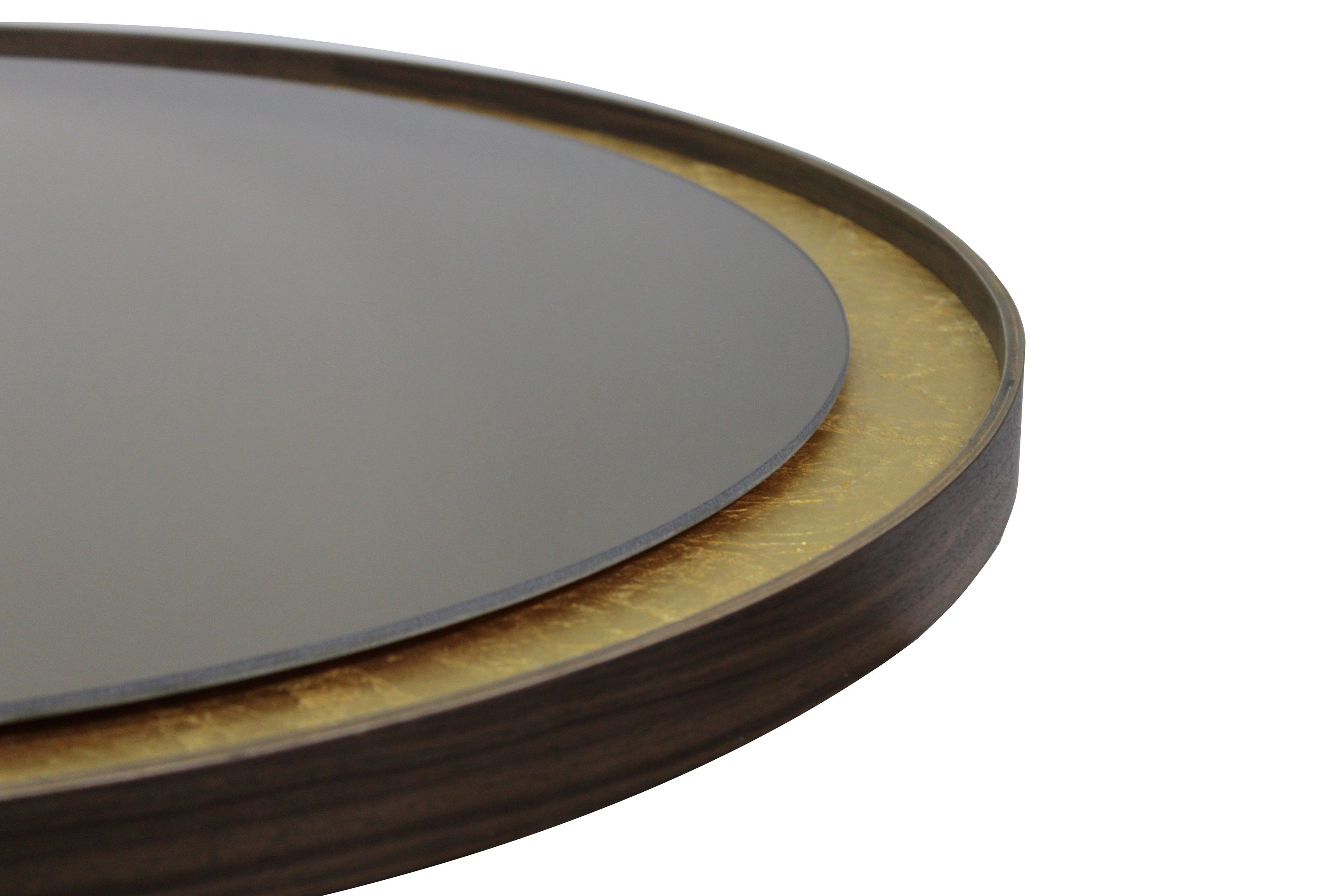 GOLD LEAF | Round mirror By Notre Monde design Dawn Sweitzer