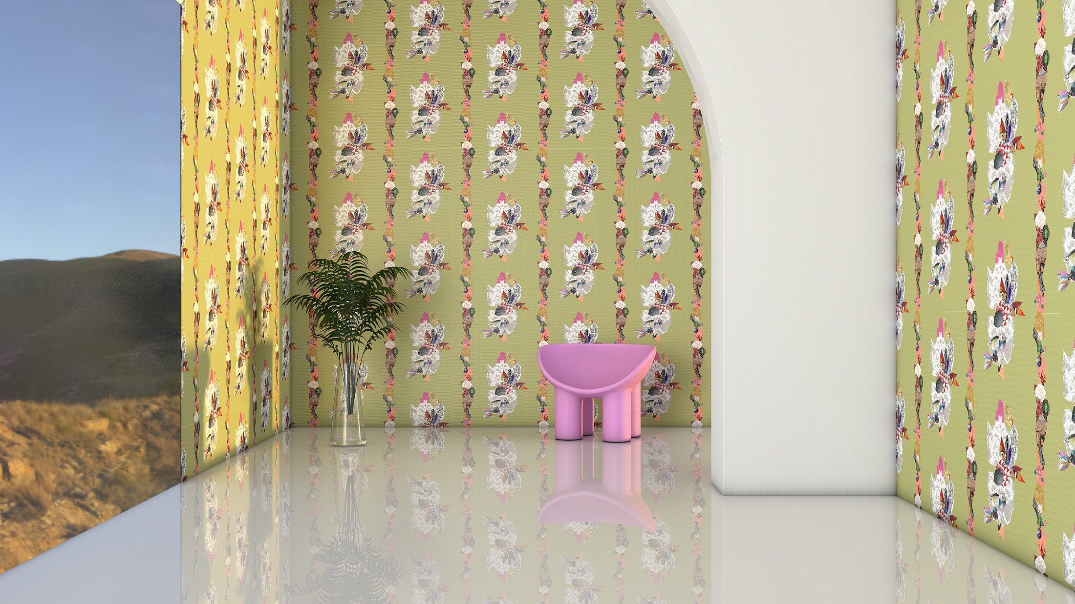 GOLDEN FISH Wall tiles By Officinarkitettura® | design Luca Artioli