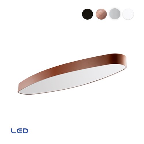 GONDOLA LED aluminium ceiling lamp By Terzo Light