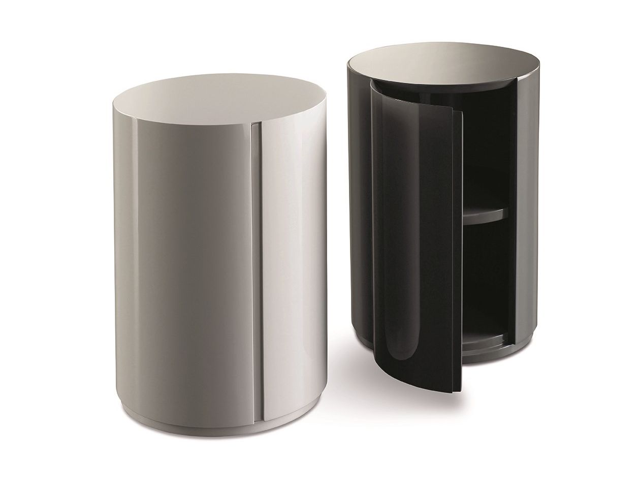 Wooden bedside table GONG DUE By Meridiani