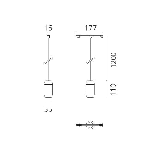GOPLE SYSTEM lampe sur rails By Artemide design BIG | Bjarke Ingels Group