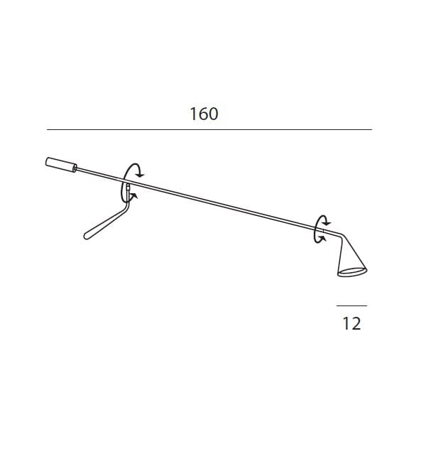 GORDON | Wall lamp Gordon Collection By Tooy design Corrado Dotti