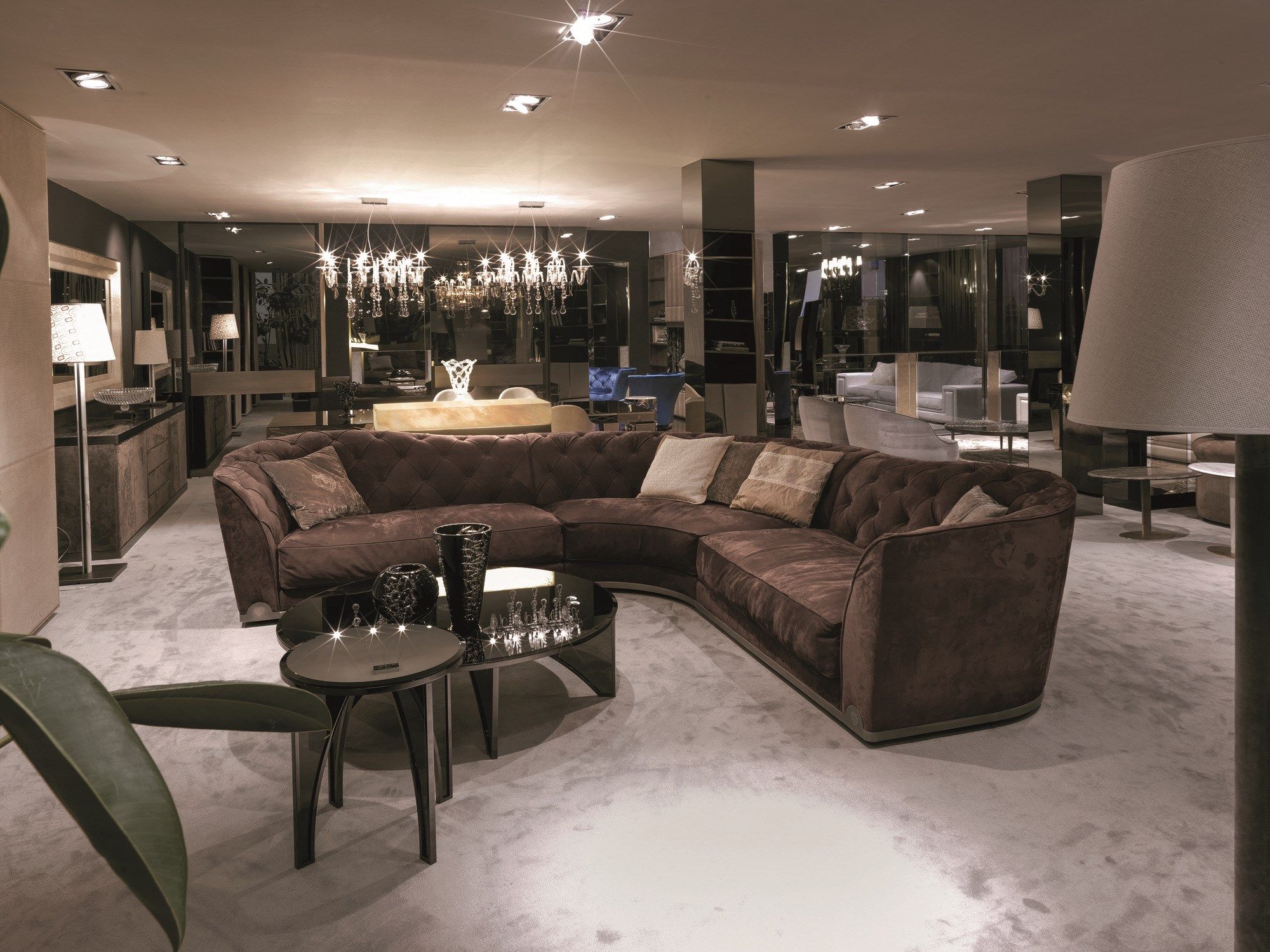 GRACE | Sectional sofa Loveluxe Collection By Longhi design Giuseppe Viganò